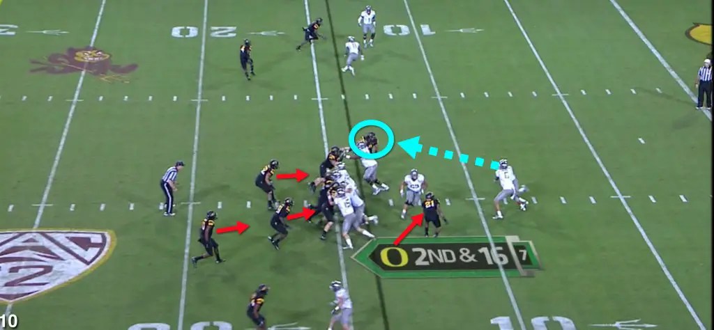 Oregon Surprises ASU with a New Power Read Play! | FishDuck