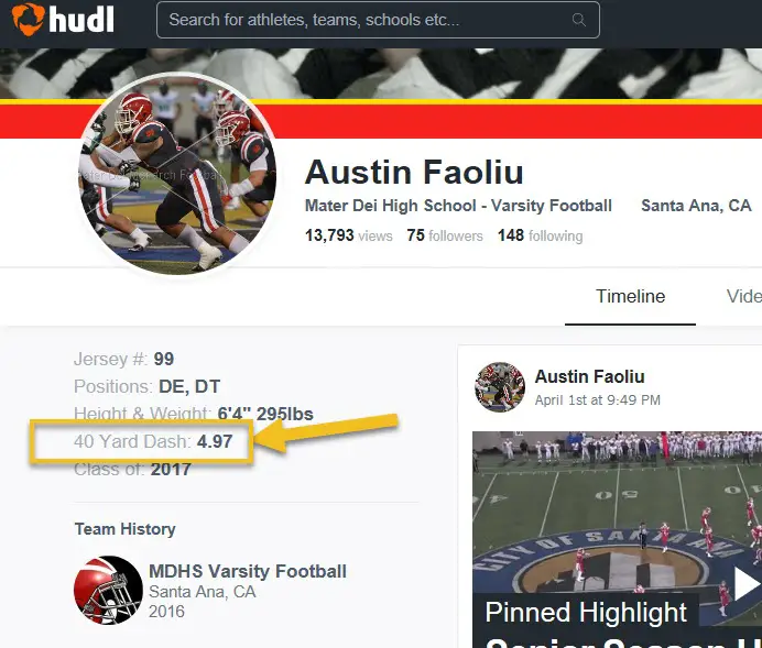 Premier Defensive Lineman: Austin Faoliu | FishDuck