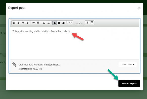 How to Report a Post that has Inappropriate Content | FishDuck
