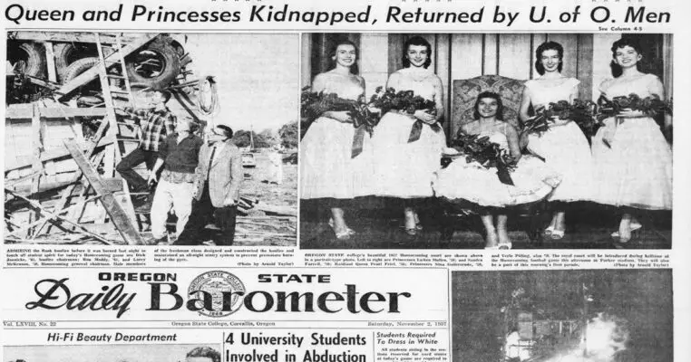 When Oregon Kidnapped the Oregon State Homecoming Queen | FishDuck